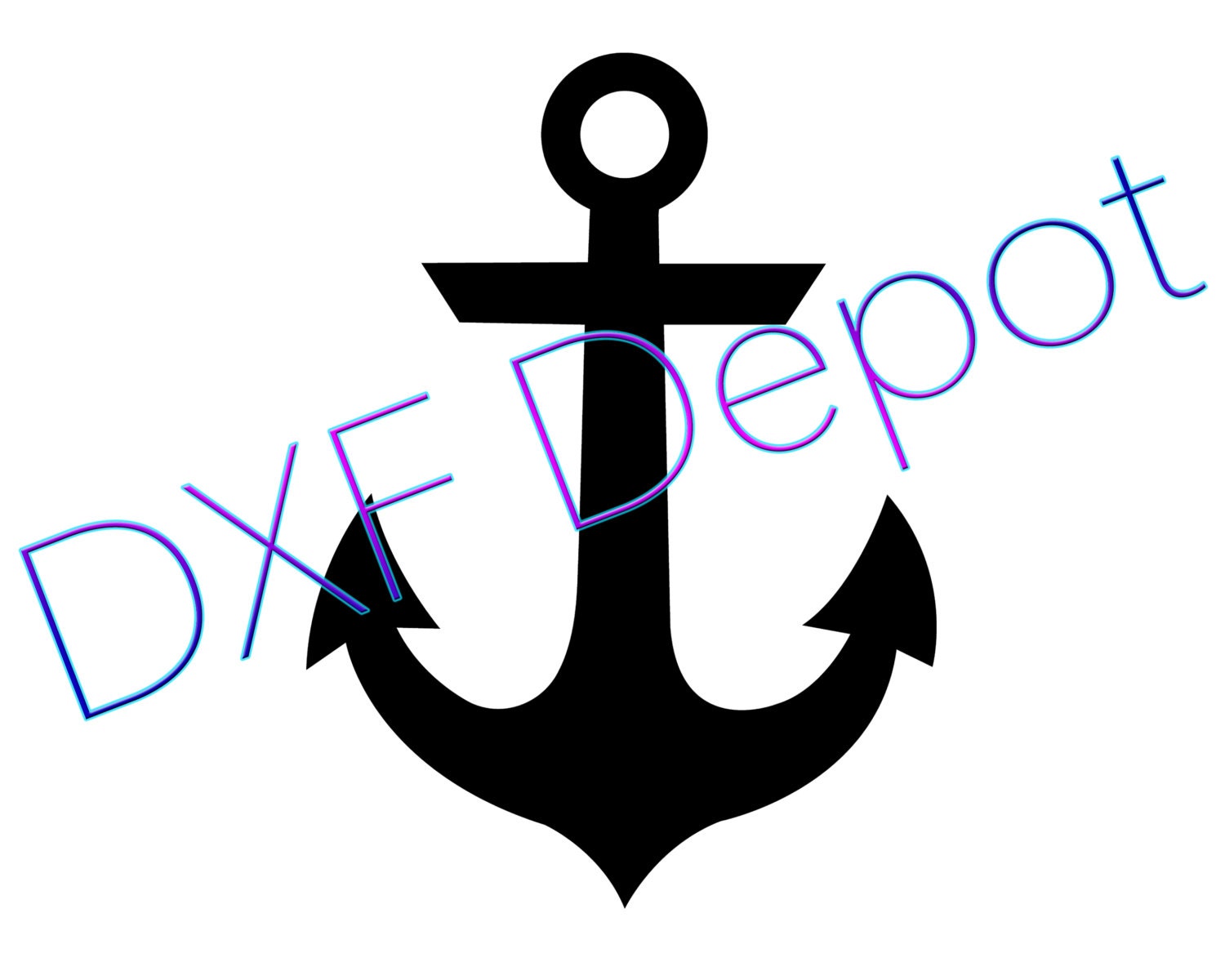 Anchor DXF Vector Art Clip Art Png AI Jpeg Pdf