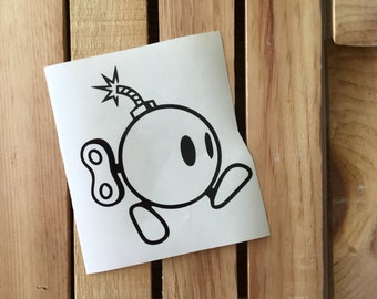 Mario Bullet Vinyl Decal Sticker