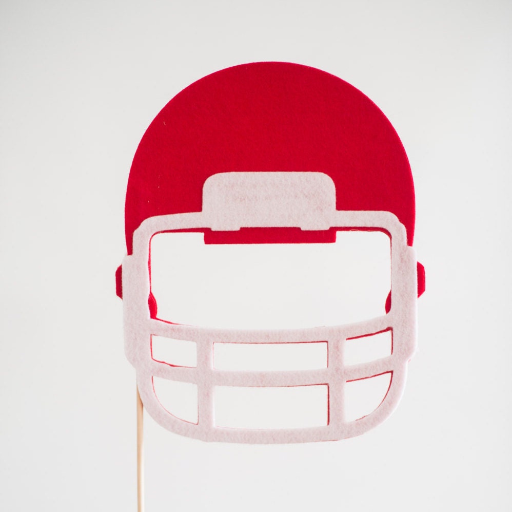 Football Helmet Photo Booth Prop Handmade photo booth props