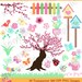 Spring Time Clip Art Set