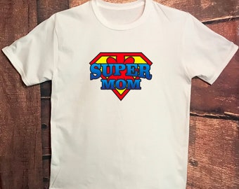 Super mom shirt | Etsy