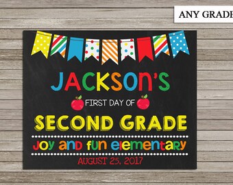 Last Day of 2nd Grade Sign Last Day of School Printable
