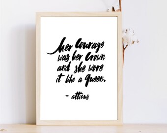 Atticus quote | Etsy