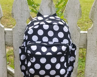 Polka dot backpack | Etsy