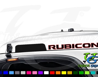 Rubicon decal | Etsy