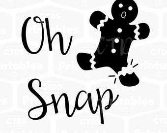 Oh snap gingerbread | Etsy