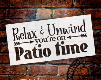 Stencils for Painting Wood Mixed Media Farmhouse by StudioR12