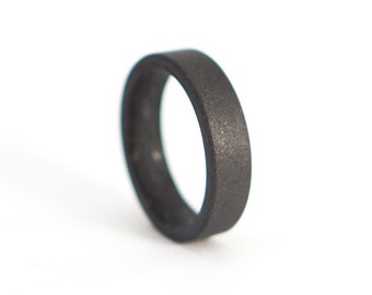 Graphite ring | Etsy
