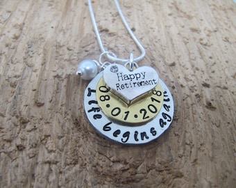 Retirement necklace | Etsy