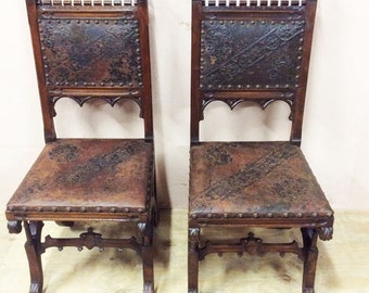 Medieval chairs | Etsy