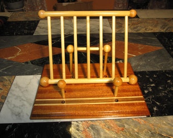 Wooden book holder | Etsy