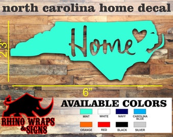 North carolina decal | Etsy