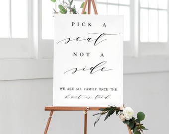No seating plan sign | Etsy