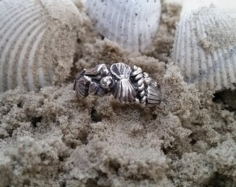 Seashell ring | Etsy