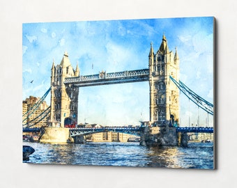 Tower bridge art | Etsy