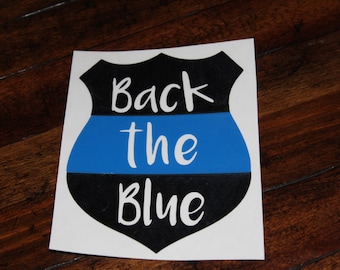 Back the blue | Etsy