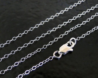 14 Inch Sterling Silver 1.3mm Rope Chain Necklace Custom