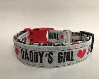 Daddys girl collar | Etsy