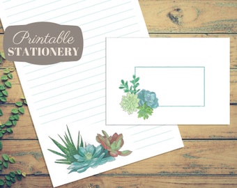 Succulent letter | Etsy