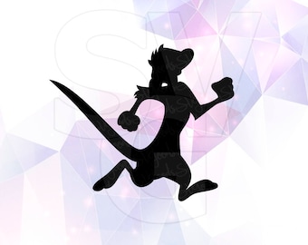 Timon silhouette | Etsy