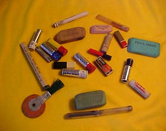 Vintage erasers | Etsy