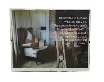 Empty chair poem | Etsy