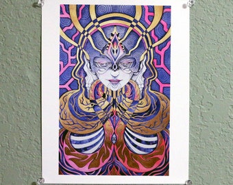 Psychedelic art | Etsy