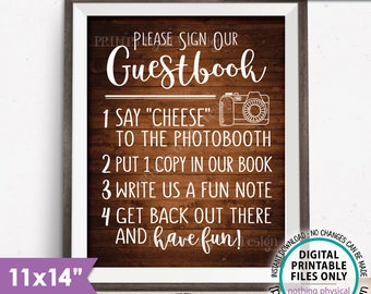 Wedding Photo Booth Guestbook Sign
