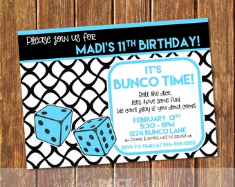 Bunco invitation | Etsy