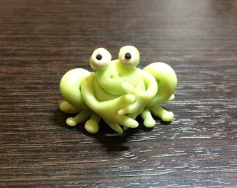 Polymer clay frog | Etsy