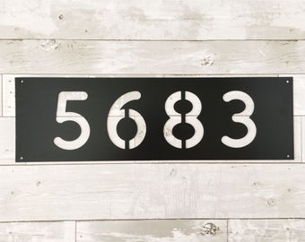 House number sign | Etsy