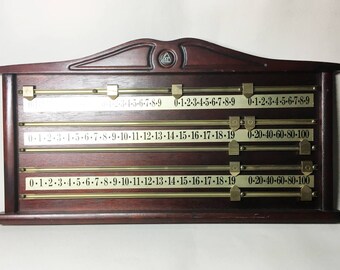 Vintage scoreboard | Etsy