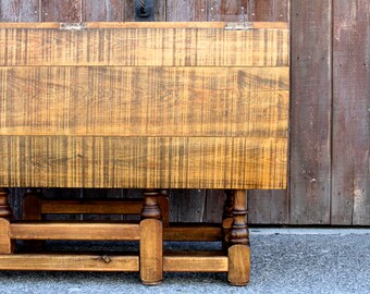 Wood folding table | Etsy