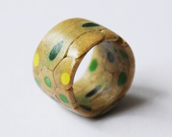 Color pencil ring | Etsy