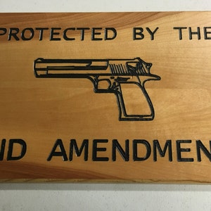 2nd amendment sign | Etsy
