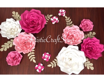 Paper flower wall | Etsy