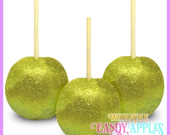 Glitter candy apples | Etsy