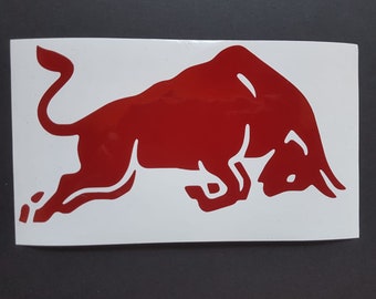 Red bull sticker | Etsy