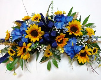 Sunflower swag | Etsy