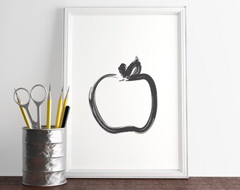 Apple kitchen decor | Etsy