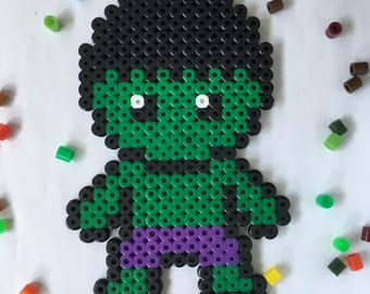 Hulk perler bead | Etsy