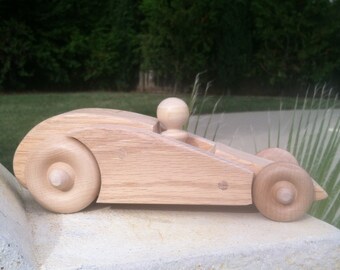 Wooden race car | Etsy