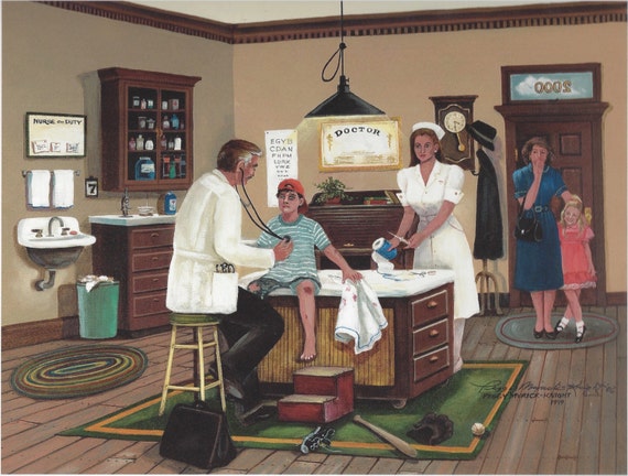 Doctors Office Country 1940s 1950s