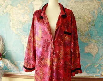 Silk velvet robe | Etsy