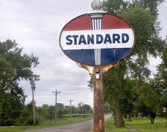 Standard oil sign | Etsy