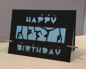 Gym birthday card | Etsy