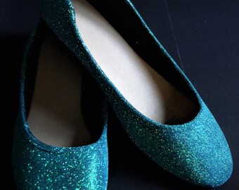 Blue ballet flats | Etsy