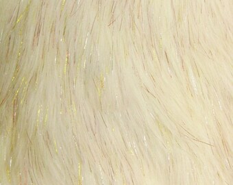 Purple Sparkle Faux Fur Fabric Per Yard 60 wide