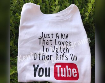 Youtube shirt | Etsy