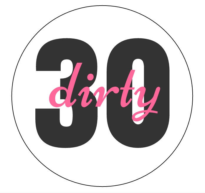 20 Dirty 30 Stickers 30th Birthday Birthday Favors Envelope